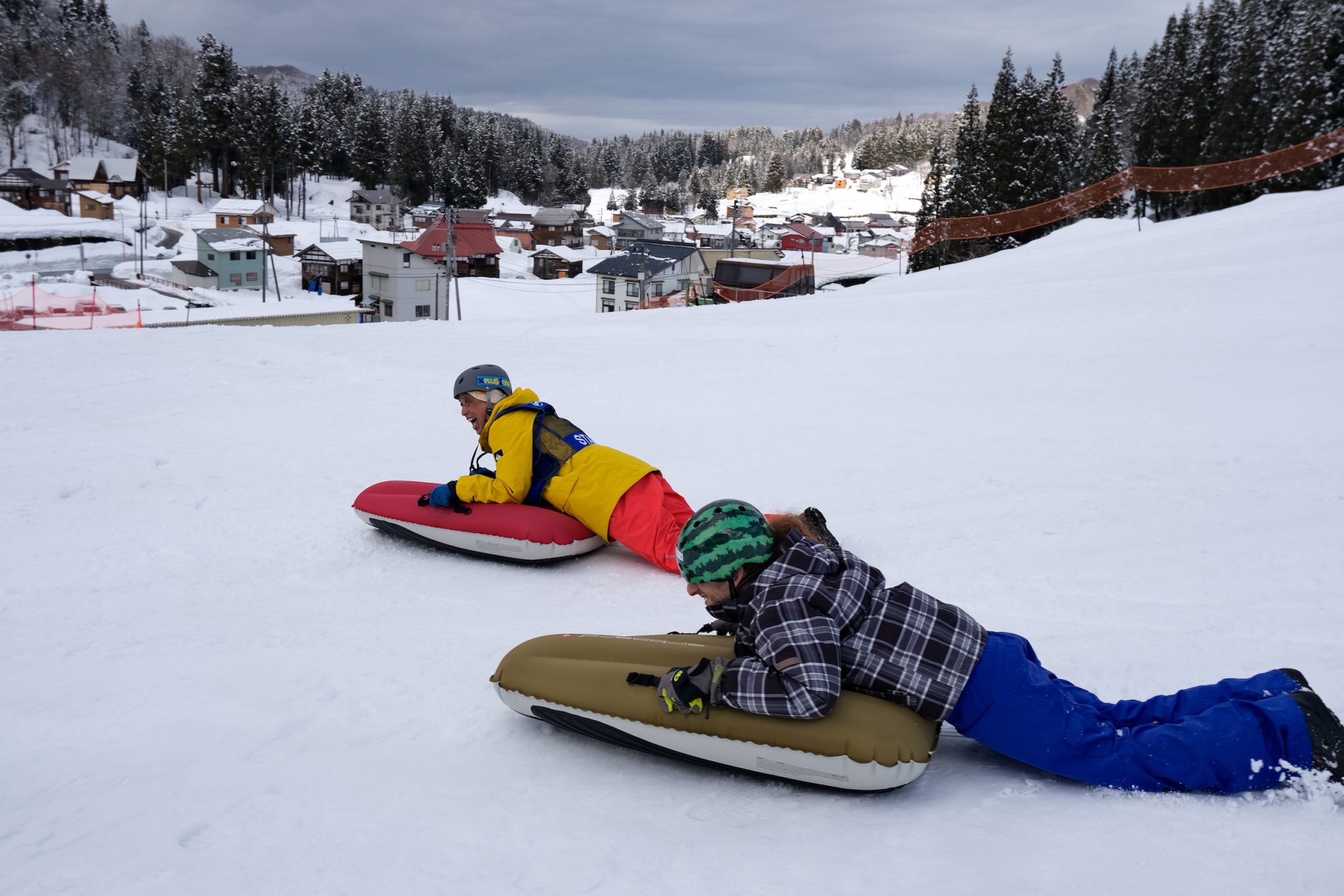 A New Kind of Winter Fun- Airboarding at Matsunoyama Onsen - YUKIGUNI ...